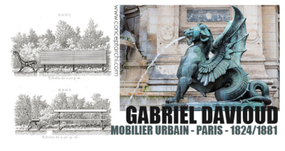 GABRIEL DAVIOUD, SES BANCS, SES FONTAINES… – CONCEPT ARCHI